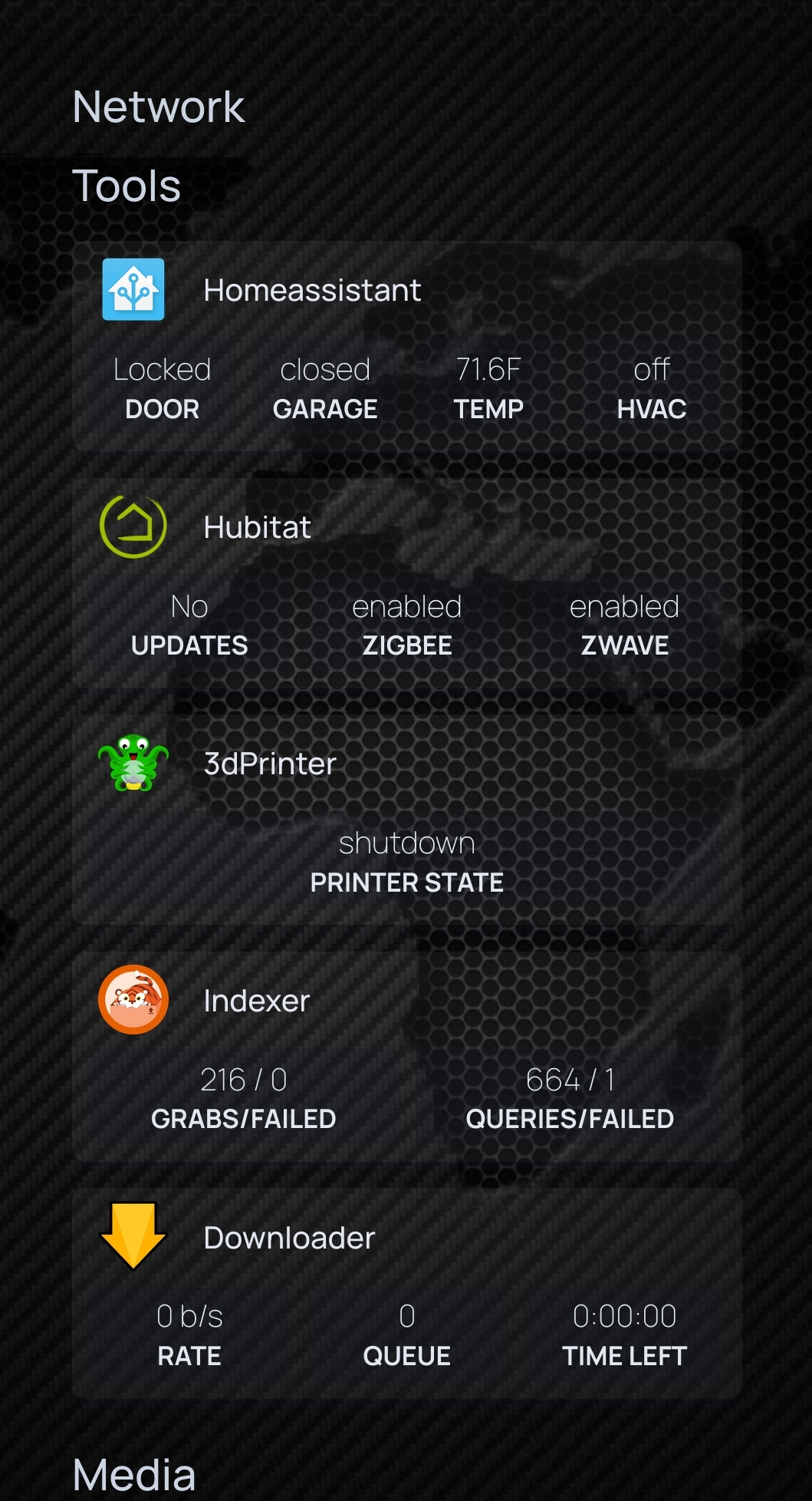 Moved widgets and made collapsible headers for mobile use · gethomepage homepage · Discussion ...