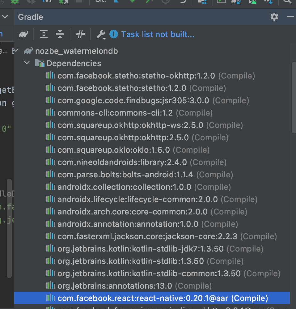 Unresolved reference: toArrayList · Issue #1176 · Nozbe/WatermelonDB · GitHub