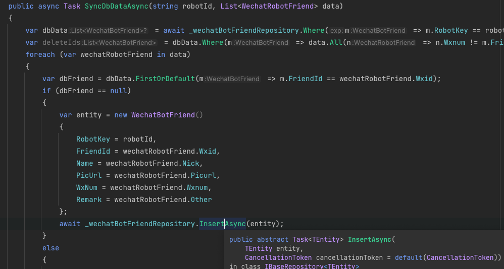 循环中使用Insert，报错"不可添加，已存在于状态管理" · Issue #1007 · dotnetcore/FreeSql · GitHub