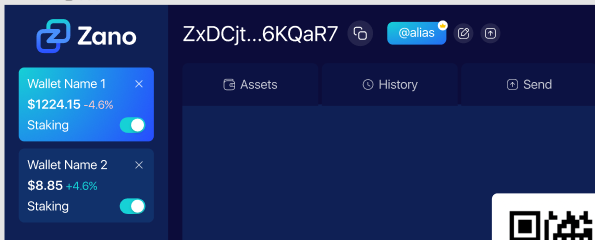 [testnet] Wallet name changed to alias-name after assigning alias ...