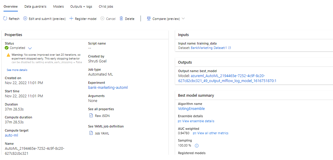 GitHub - ShrutiMyIdeasMyBlogs/udacity-mlops-azure-operationalising-pipeline