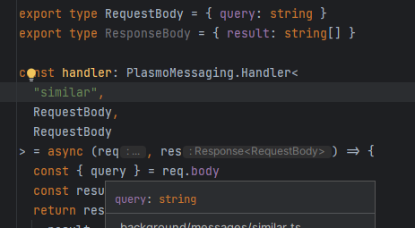 [BUG] Incorrect type in @plasmo/messaging documentation · Issue #459 · PlasmoHQ/plasmo · GitHub