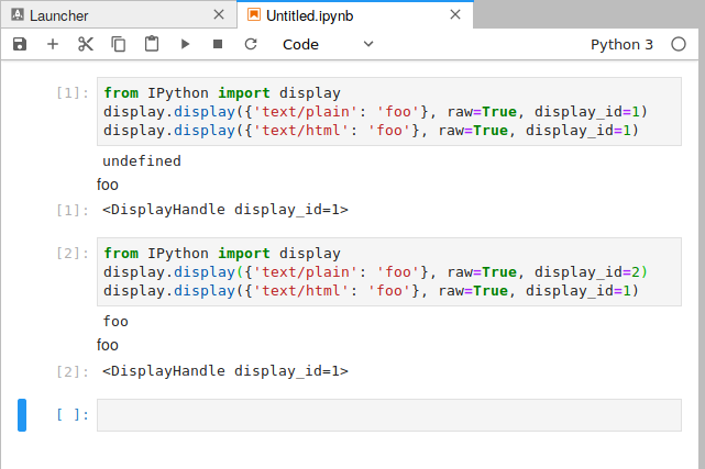 Update display data HTML from kernel renders text "undefined" instead ...