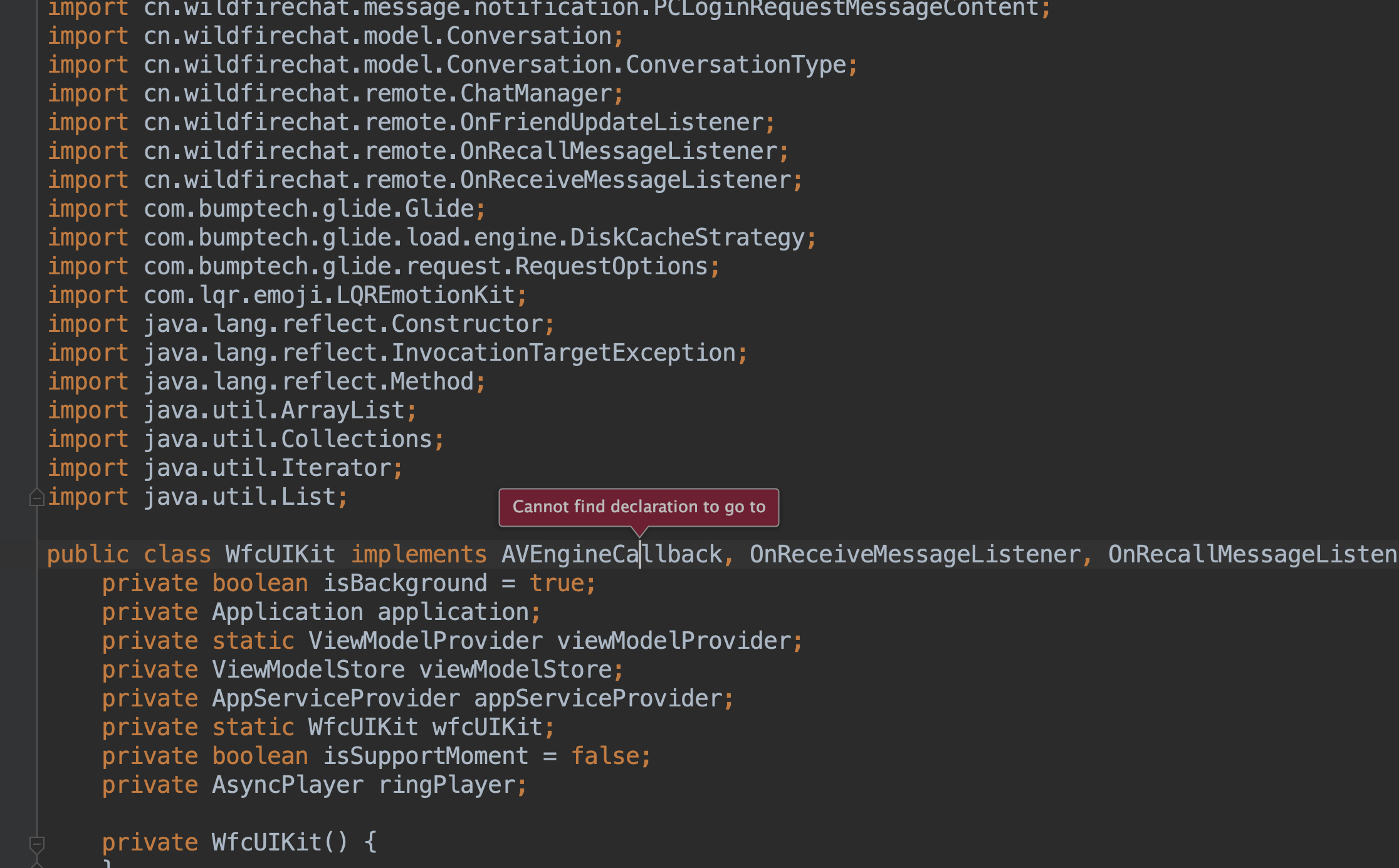 uikit打成ARR 报错 · Issue #546 · wildfirechat/android-chat · GitHub