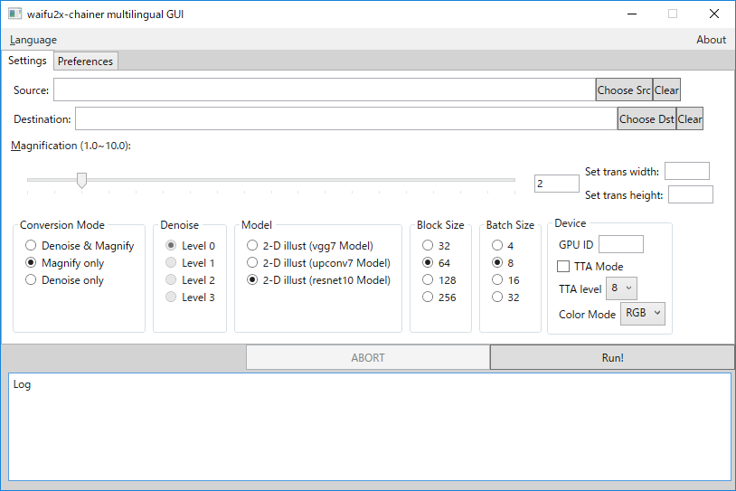 GitHub - tsurumeso/waifu2x-chainer-GUI