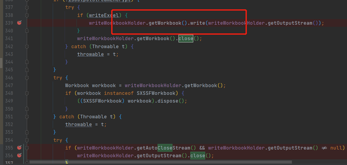 AutoCloseStream设置为false不起作用，从源码上看就不能起作用 · Issue #1983 · alibaba/easyexcel · GitHub