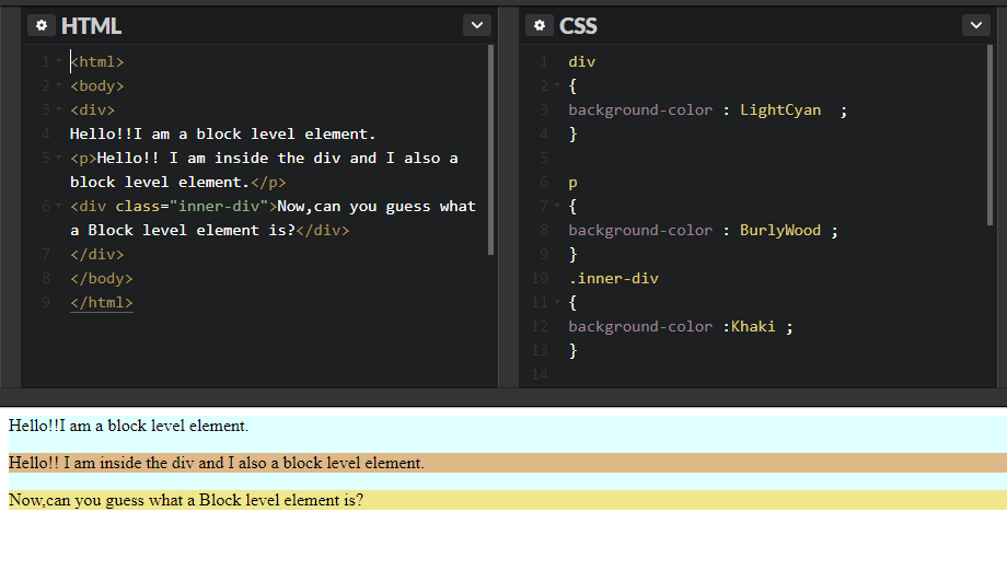 Block And Inline Elements FreeCodeCamp Guide