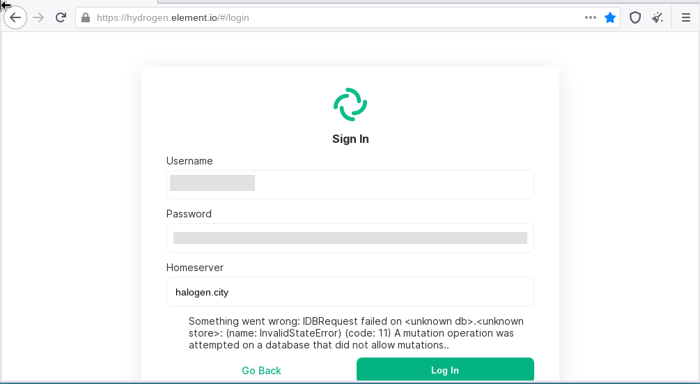 "A mutation operation was attempted on a database that did not allow mutations" error on login ...