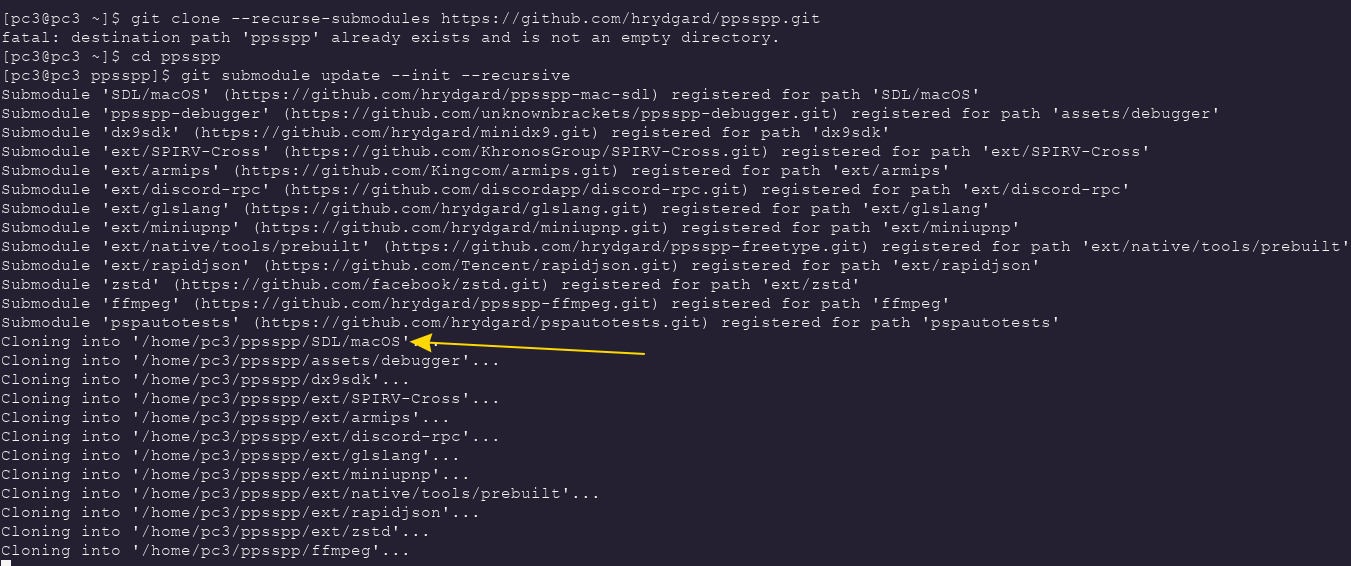 [Solved] Linux Build Instruction aren't clear. · Issue #15325 · hrydgard/ppsspp · GitHub