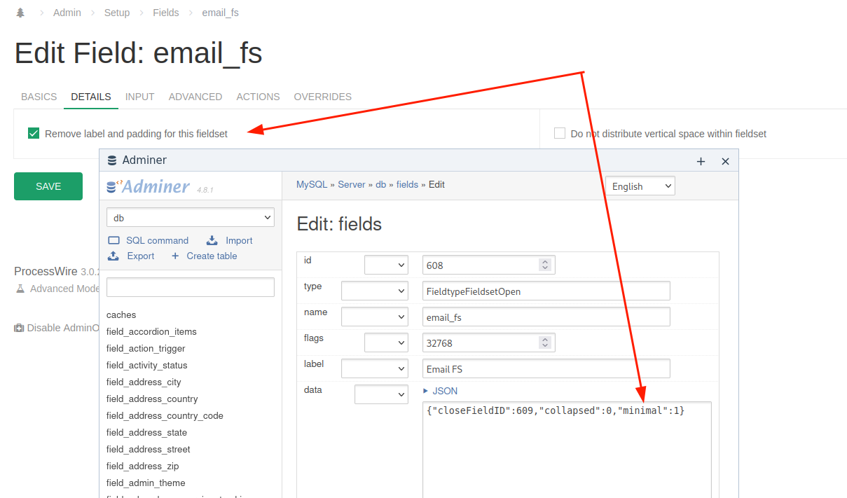 Extended Field Values Incorrectly Exported · Issue 1638 · Processwire Processwire Issues · Github