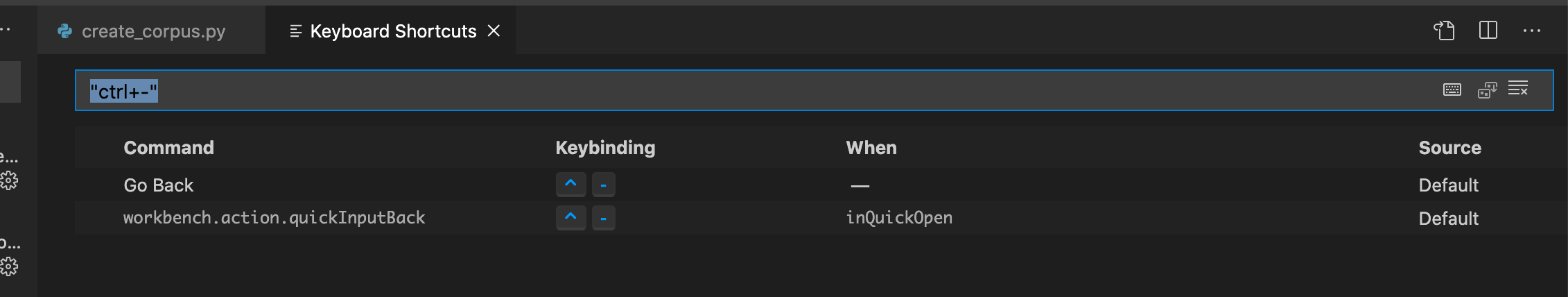 go back and go forward keybinding not work on mac · Issue #107229 · microsoft/vscode · GitHub
