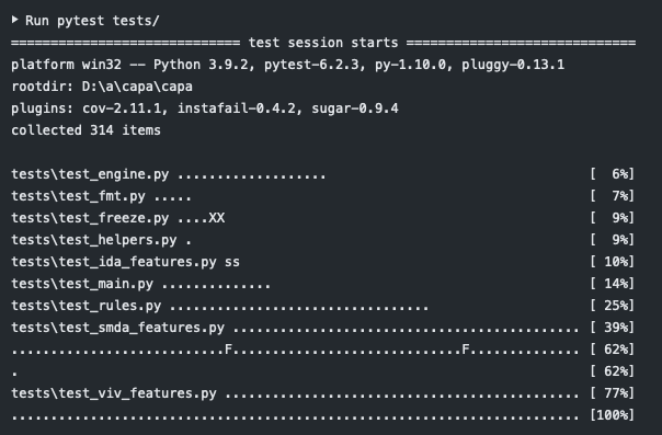 Error running CAPA(1.6.0) as library using vivisect backend · Issue #459 · mandiant/capa · GitHub
