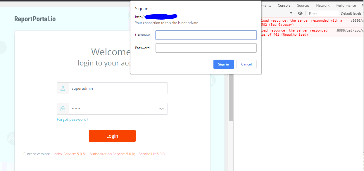 [v5] Unable to login Report portal after restart the Docker/Windows ...