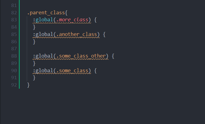 Svelte Scss Syntax Styling Global Selector Inconsistent · Issue 947 · Sveltejslanguage
