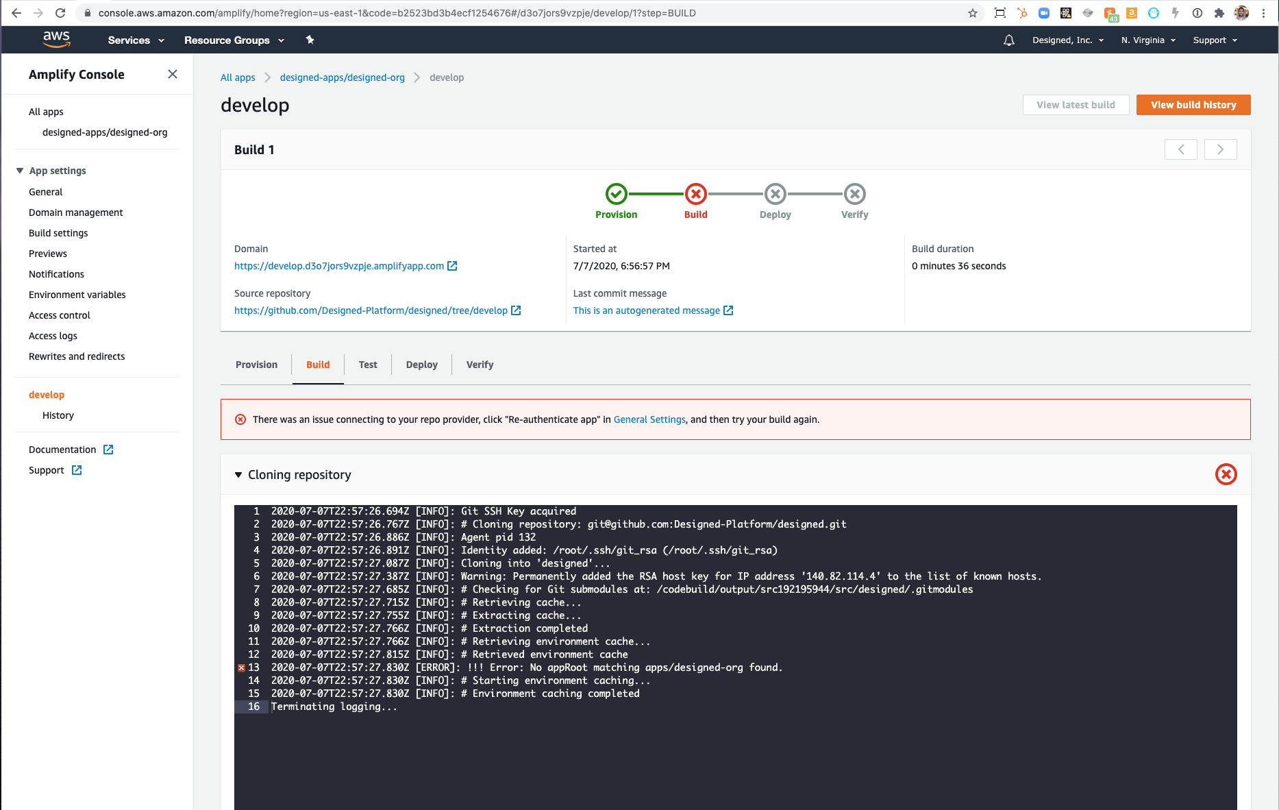 Unable To Build Multiple Apps In Monorepo · Issue 827 · Aws Amplifyamplify Hosting · Github