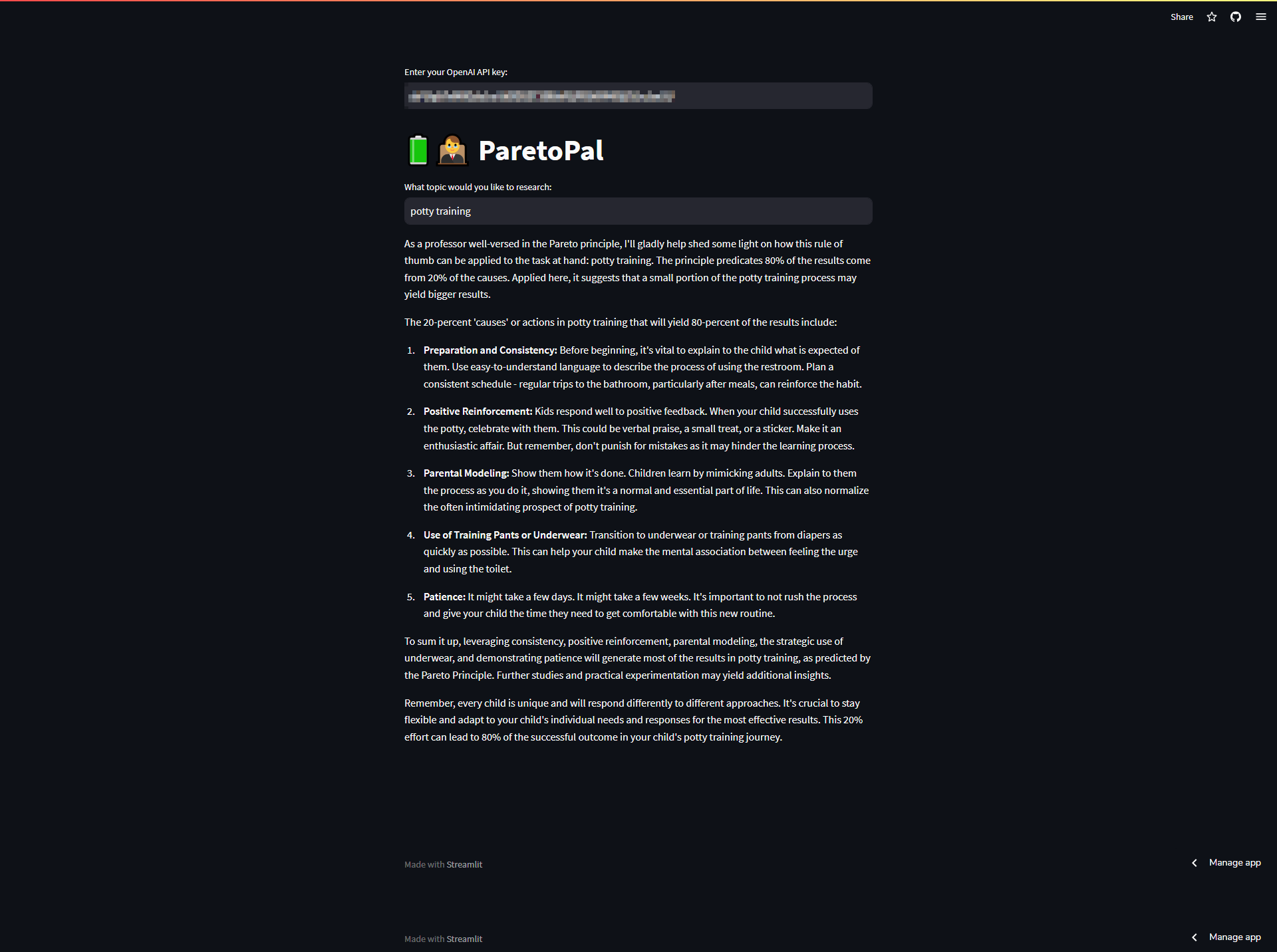 GitHub - christianboyle/pareto-pal