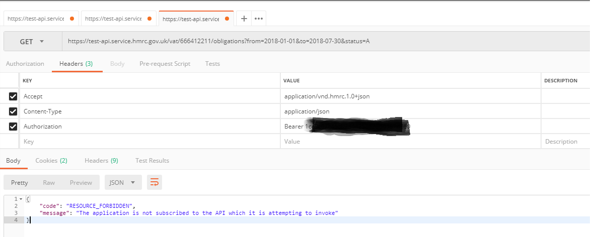 Application not subscribed · Issue #245 · hmrc/vat-api · GitHub