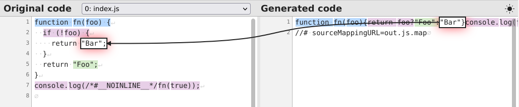 Add a mapping for the end of a function's body to the sourcemap · Issue #1210 · terser/terser ...