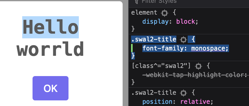 Wrong CSS · Issue #140 · avil13/vue-sweetalert2 · GitHub
