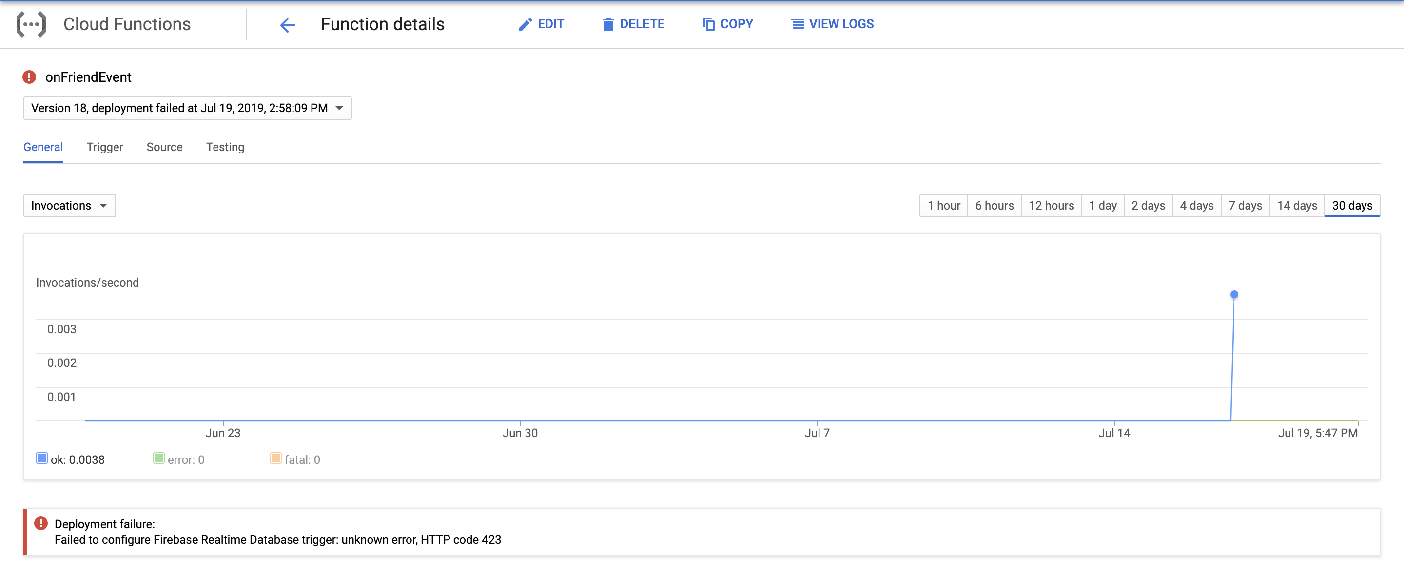 Deployment error · Issue #56 · GoogleCloudPlatform/functions-framework-nodejs · GitHub