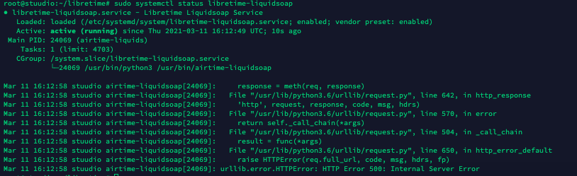 Ubuntu 18.04 Libretime white page · Issue #1184 · libretime/libretime · GitHub