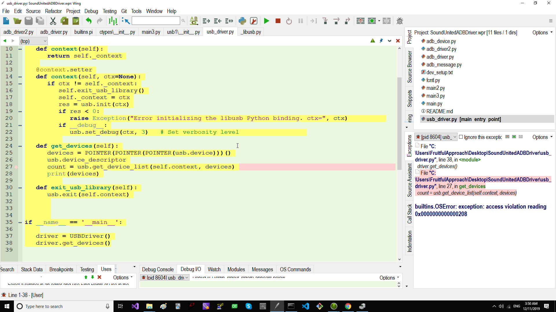 Scanner Output From Usb Using Python Pyusb Pvlin