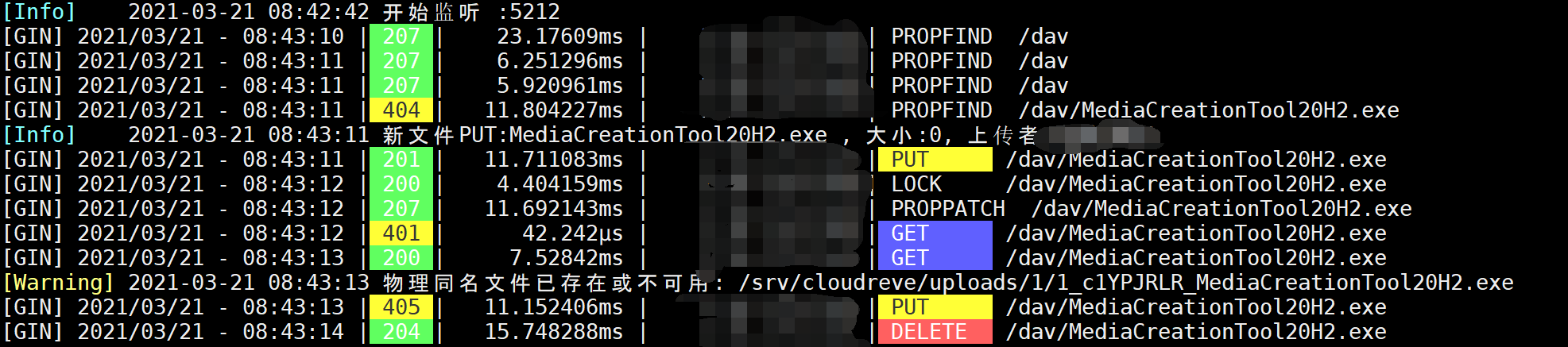 Webdav 405错误 提示物理同名文件已存在或不可用 · Issue #803 · cloudreve/cloudreve · GitHub