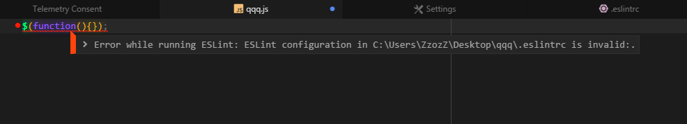 ESLint configuration is invalid · Issue #1086 · AtomLinter/linter-eslint · GitHub