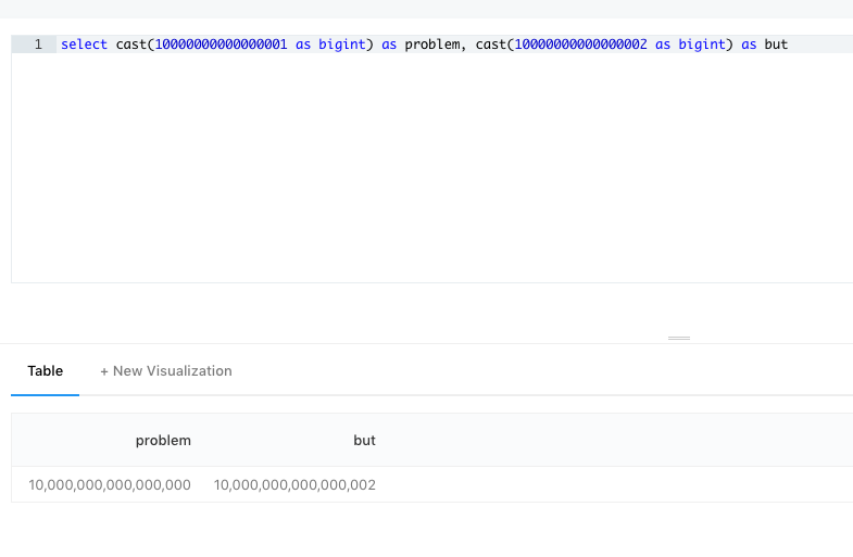 Redash transform integer wrong, like, select 331451557290541101 · Issue #2666 · getredash/redash ...