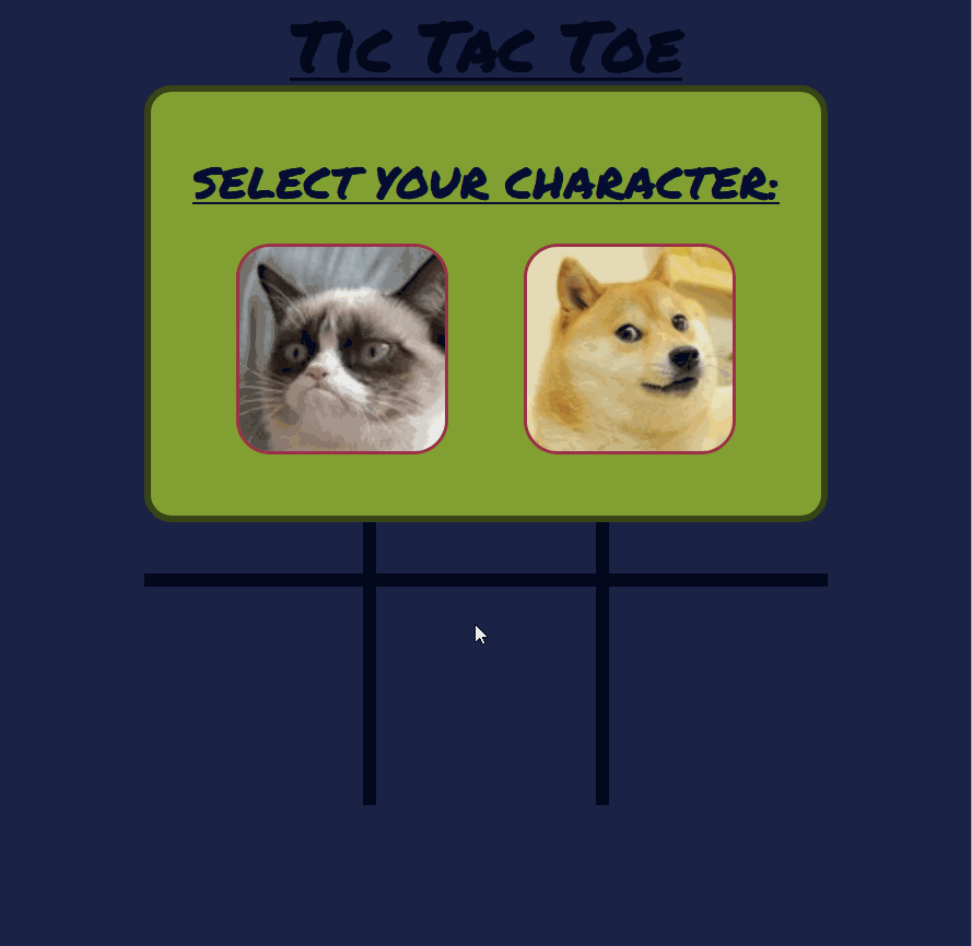 GitHub - thisiswhale/Tic-Tac-Toe: Play against the undefeated