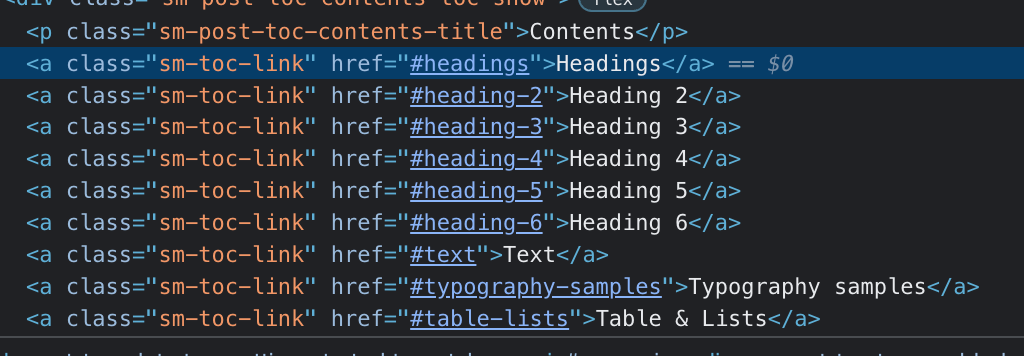 [BUG] TOC rendering issue when there are a lot of items · Issue #275 · royalfig/smart · GitHub