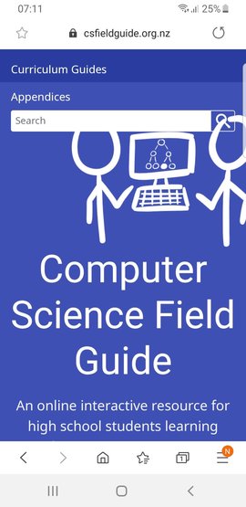 Mobile navbar menu has no background · Issue #1054 · uccser/cs-field ...