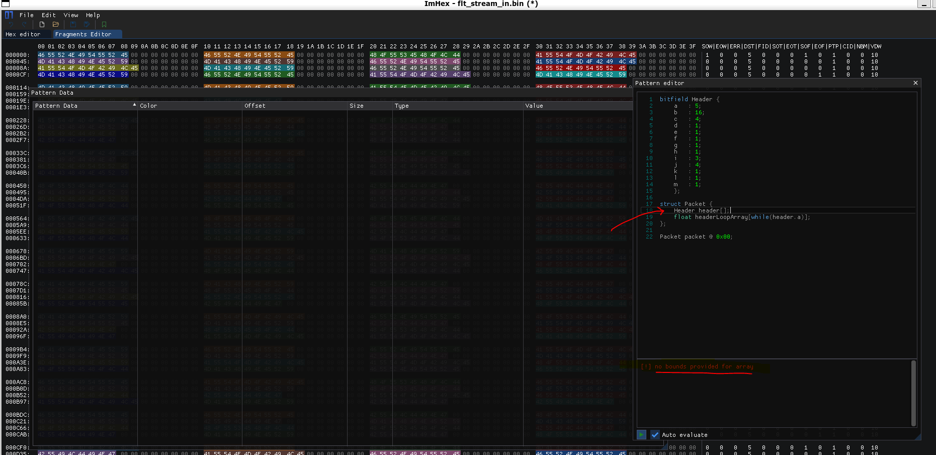 Bug Unsized Array For Custom Struct Not Supported · Issue 294 · Werwolvimhex · Github