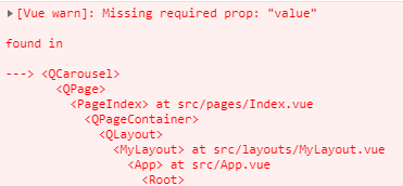 QCarousel not working · Issue #5453 · quasarframework/quasar · GitHub