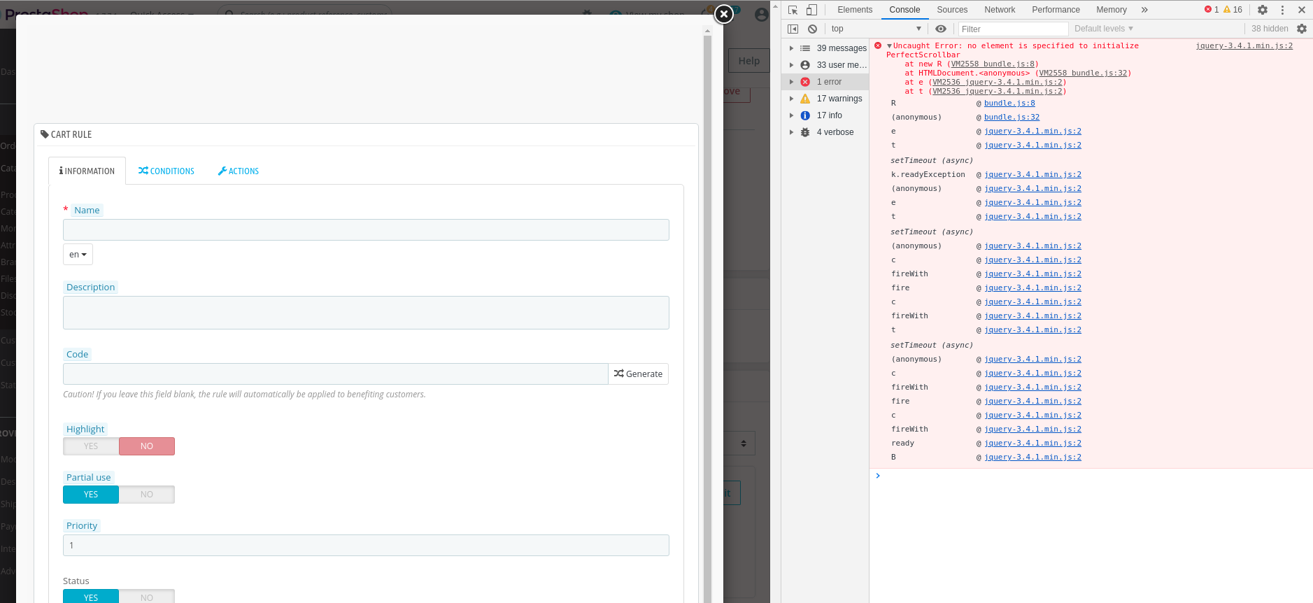 An error is displayed in the console when adding a voucher on the order page · Issue #22590 ...