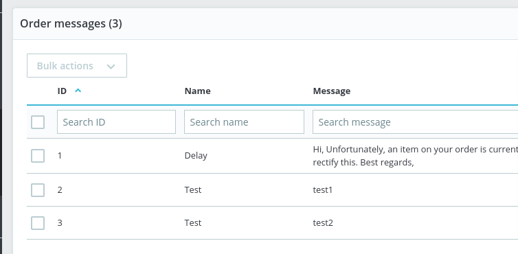 BO - Orders - Order message - Order message with the same title is not displayed in the "order ...