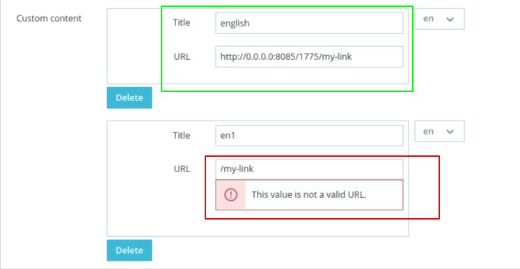Native module ps_linklist custom link url validation · Issue #25299 · PrestaShop/PrestaShop · GitHub