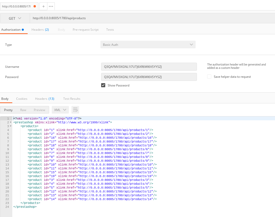 1.7.8.0 - WebService /products - Error 500 · Issue #26258 · PrestaShop/PrestaShop · GitHub