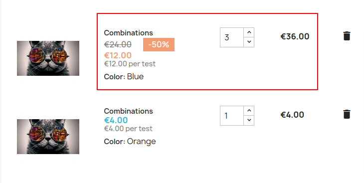 Invalid specific price displayed in a cart that matches multiple ...