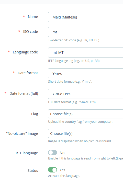 BO - An exception is displayed when editing a currency with a custom lanaguage · Issue #27921 ...
