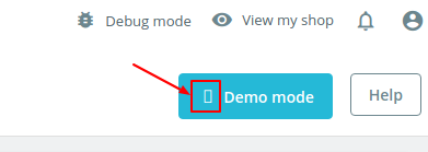 BO - Dashboard - Bad display of the demo mode button · Issue #28974 · PrestaShop/PrestaShop · GitHub