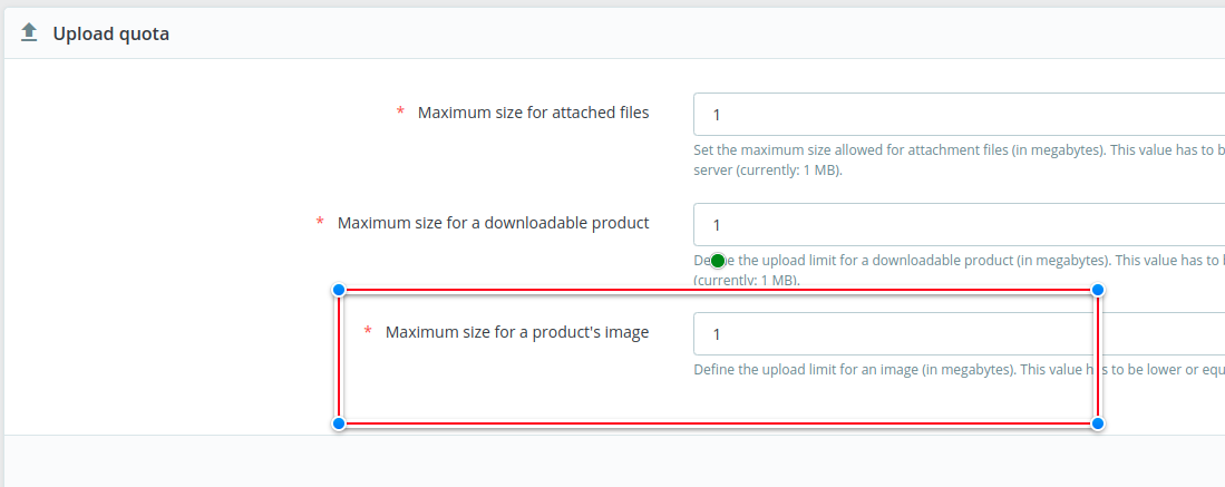 BO - Product V2 - No validation while uploading product image more than defined size limit ...