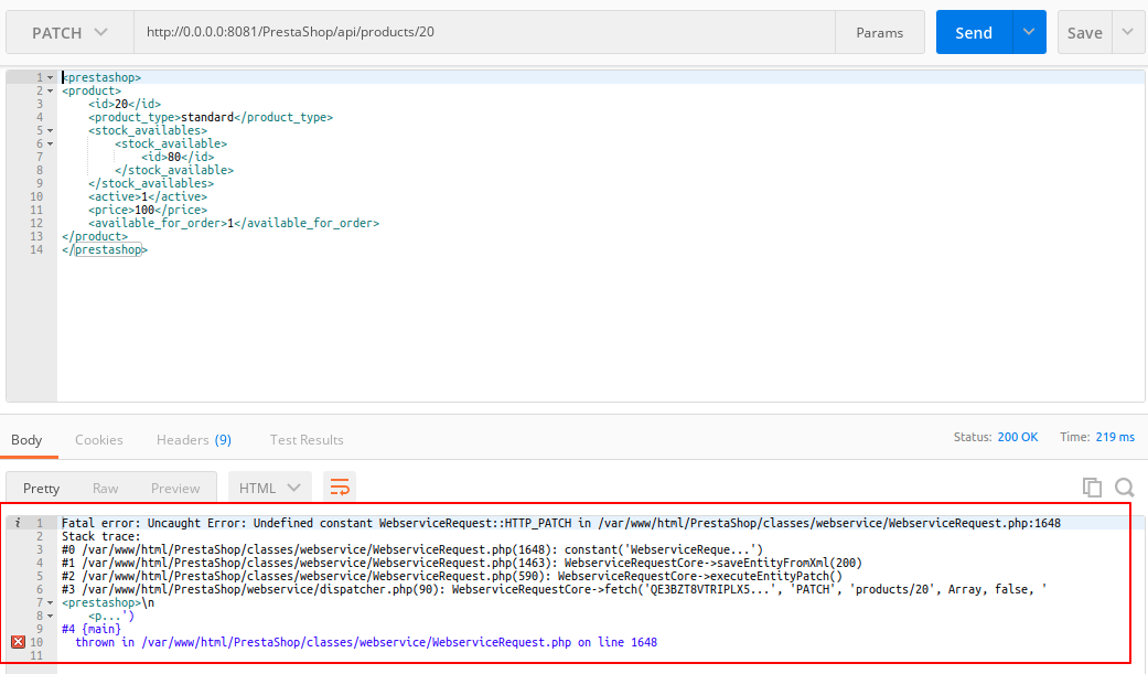 [PHP8.1]/[PHP8.0] PATCH for endpoint /api/products/{product_id}/ and /api/categories/{category ...