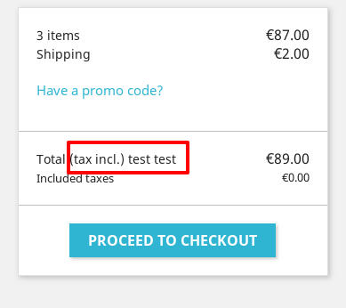 How to translate "Tax excl." for the front-office? · Issue #12186 ...