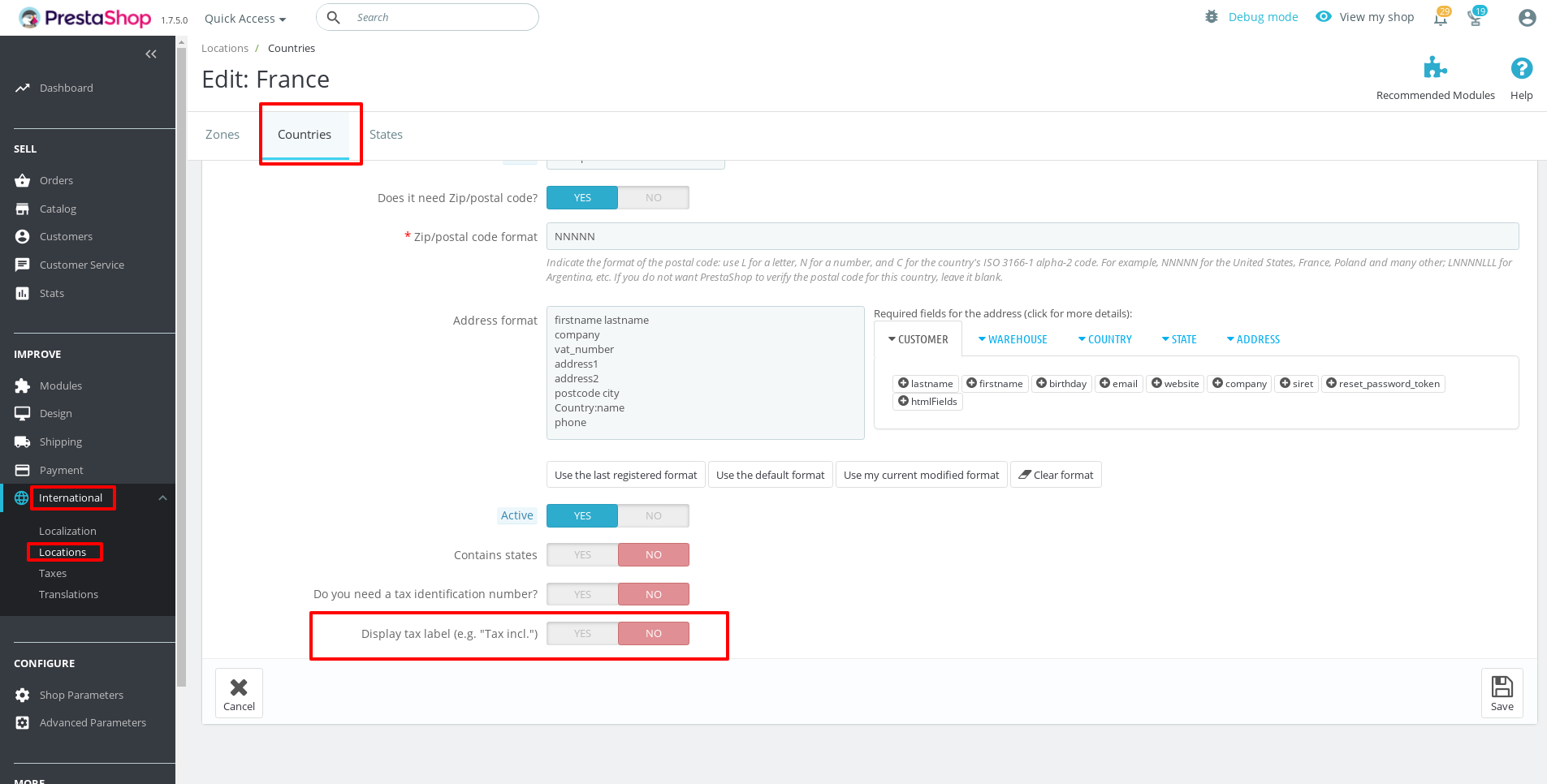 display_taxes_label not changable in backoffice · Issue #12601 ...