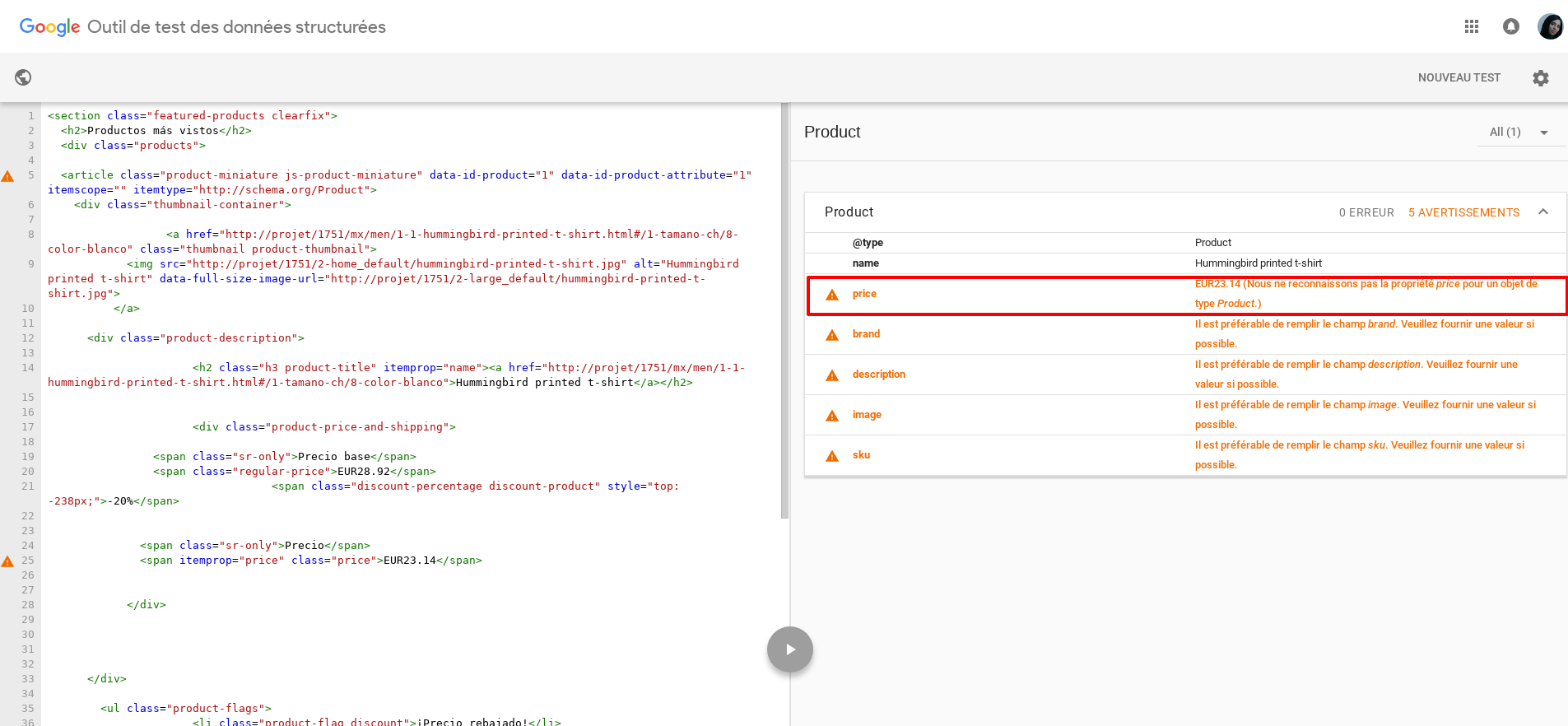 microdata errors in many pages · Issue #12694 · PrestaShop/PrestaShop · GitHub
