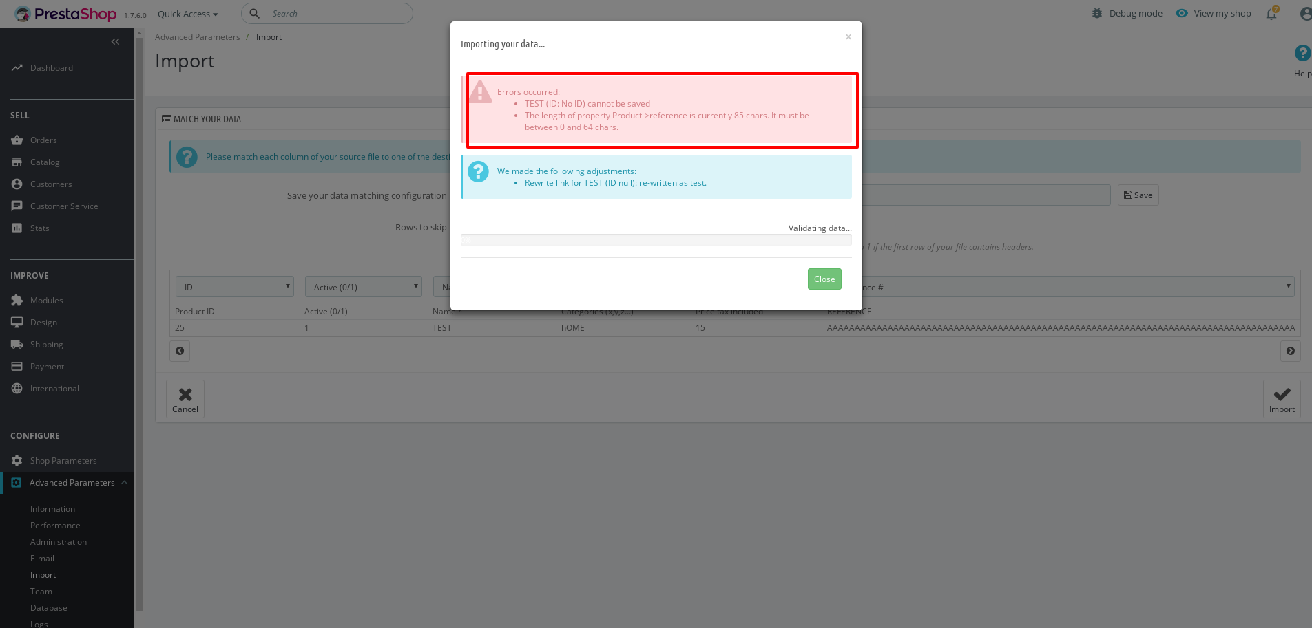 Errors ocurred: error while importing XLSX file · Issue #10329 ...