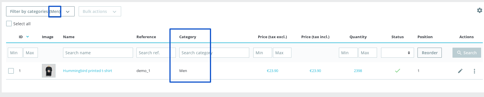Products are not displayed when deselect "show products from subcategory". · Issue #15430 ...