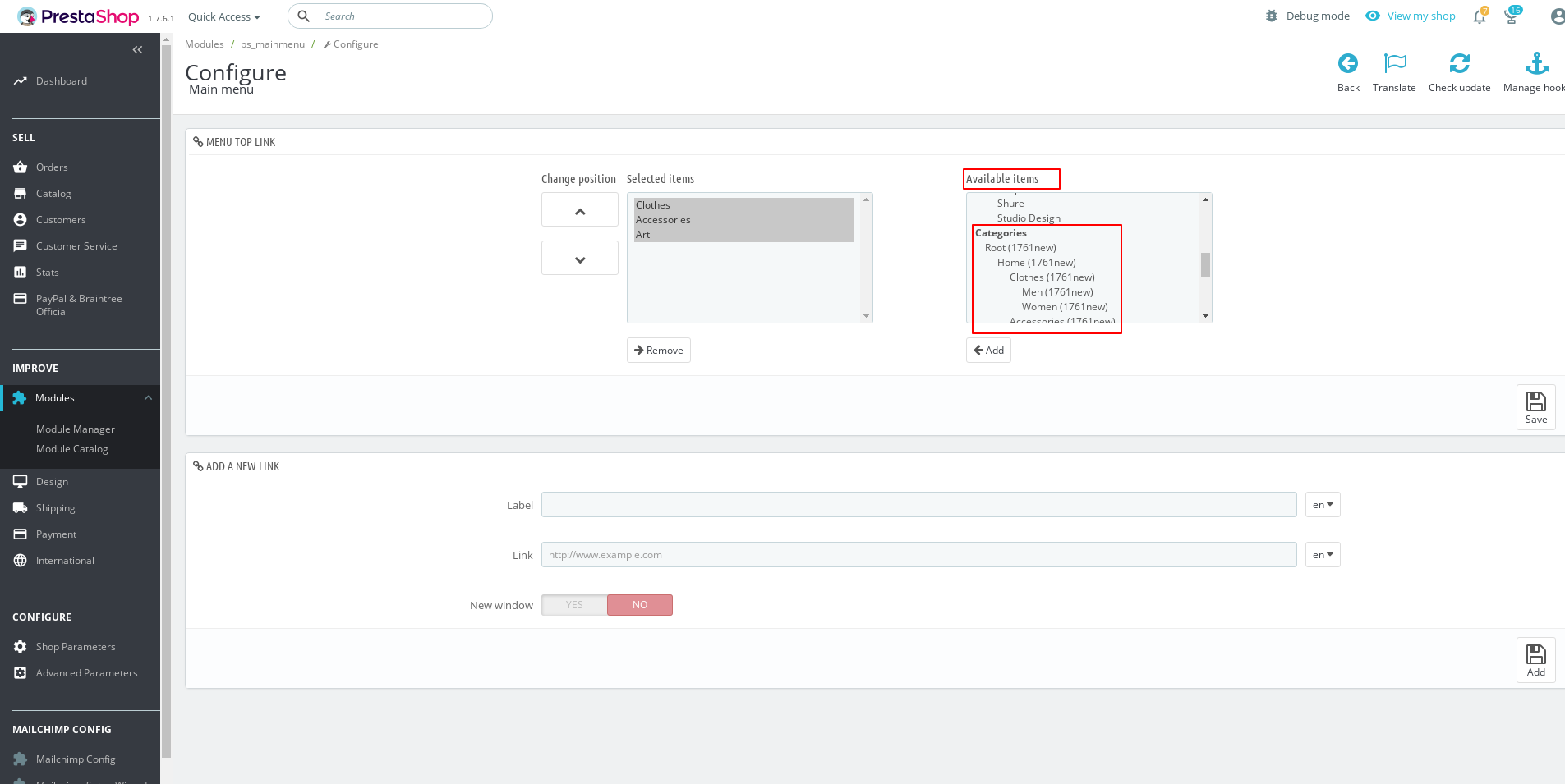 Issue after importing categories · Issue #15442 · PrestaShop/PrestaShop ...