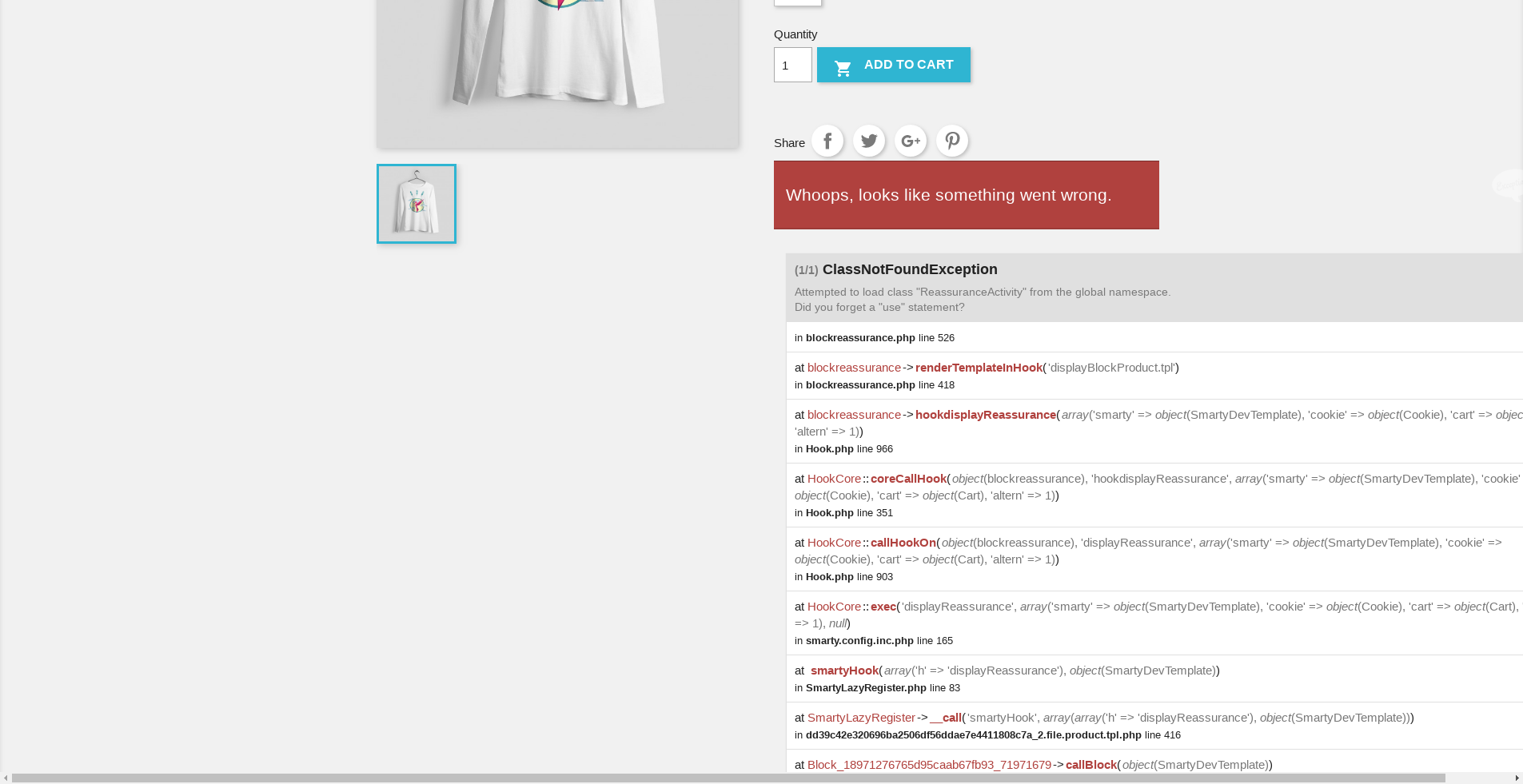 Error in blockreassurance version 4.1.0 · Issue #15807 · PrestaShop/PrestaShop · GitHub